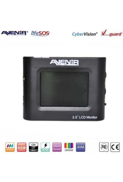 Avenir AV-25DM 2,7 Siyah Test Monitörü LCD Renkli Avenir AV-25DM 2,7 Siyah Test Monitörü LCD Renkli