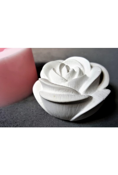 Morlalem Tomurcuk Gül Çiçek 6cm Silikon Kalıp K-514 Morlalem Tomurcuk Gül Çiçek 6cm Silikon Kalıp K-514