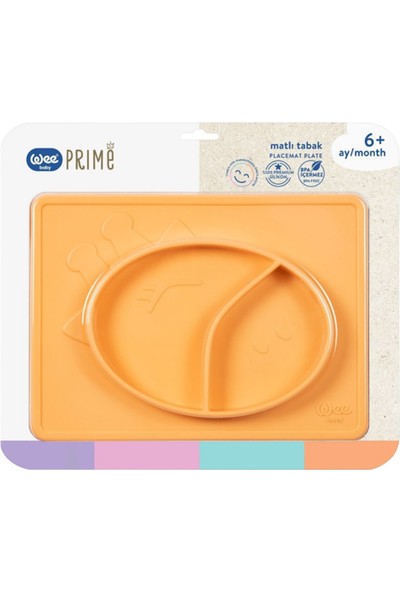 Wee Baby Prime Matlı Tabak 6+ Ay Wee Baby Prime Matlı Tabak 6+ Ay