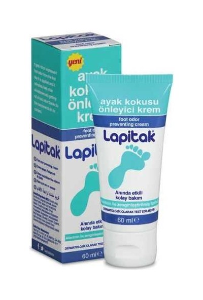 Lapitak Ayak Kokusu Önleyici Krem 60 Ml 8691091035105
