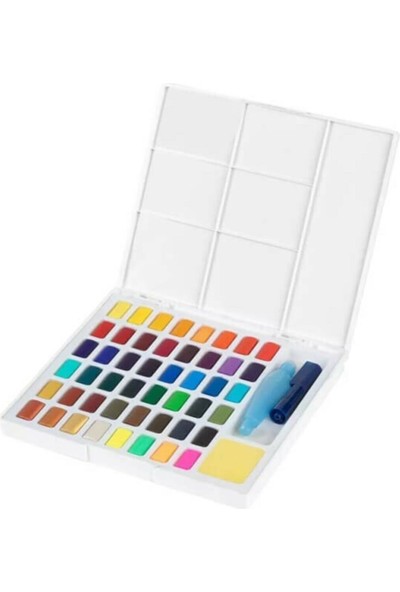 Faber-Castell Faber Castell Creative Watercolor Tablet Sulu Boya Seti 48 Renk Su Hazneli Fırça Faber-Castell Faber Castell Creative Watercolor Tablet Sulu Boya Seti 48 Renk Su Hazneli Fırça