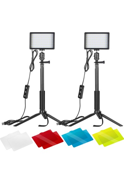 Neewer 2'li Paket Ayarlanabilir 5600K USB LED Video Işığı (Yurt Dışından) Neewer 2'li Paket Ayarlanabilir 5600K USB LED Video Işığı (Yurt Dışından)