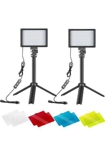 Neewer Ayarlanabilir 5600K USB LED 2'li Paket Video Işığı (Yurt Dışından) Neewer Ayarlanabilir 5600K USB LED 2'li Paket Video Işığı (Yurt Dışından)