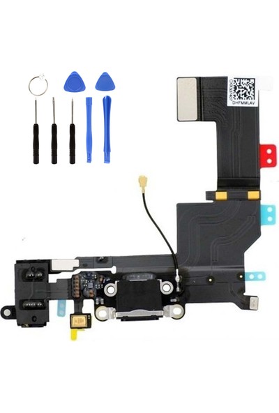 Telefon Kulübesi Iphone 5s Şarj Soketi Bord Siyah