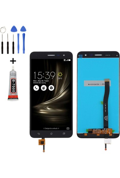 Telefon Kulübesi Asus Zenfone One 3 ZE552KL LCD Ekran Dokunmatik + Tamir Seti Beyaz Telefon Kulübesi Asus Zenfone One 3 ZE552KL LCD Ekran Dokunmatik + Tamir Seti Beyaz