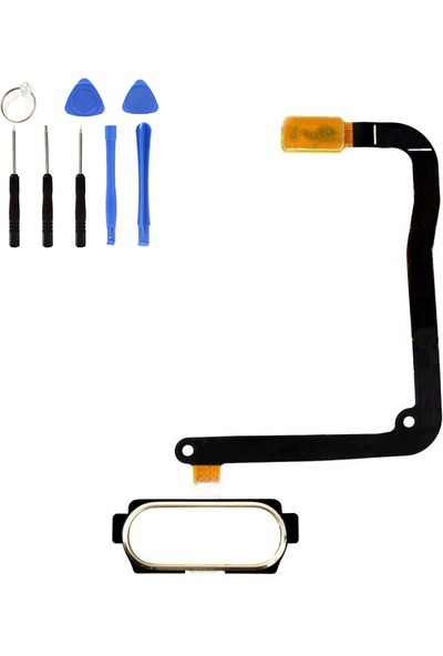 Telefon Kulübesi Asus Zenfone 3 Delux ZS570KL Home Tuş Bordu + Tamir Seti Siyah