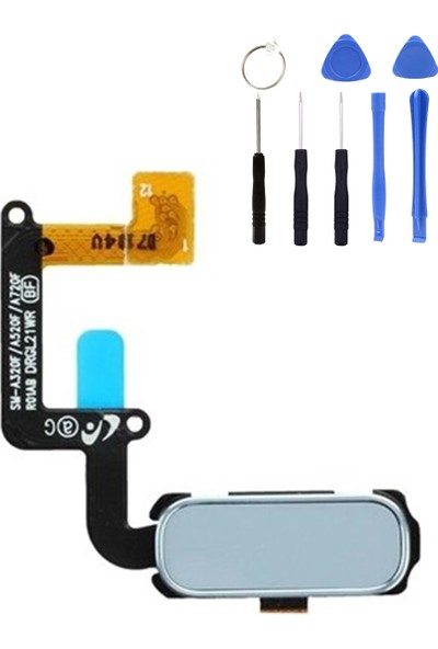 Telefon Kulübesi Samsung A3 2017 Film Home Tuş Bordu + Tamir Seti Gümüş Telefon Kulübesi Samsung A3 2017 Film Home Tuş Bordu + Tamir Seti Gümüş