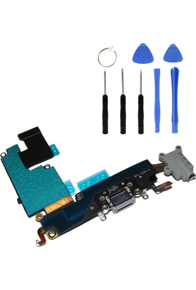 Telefon Kulübesi Iphone 6s Şarj Soketi Bord Siyah Tamir Seti Yanında!!