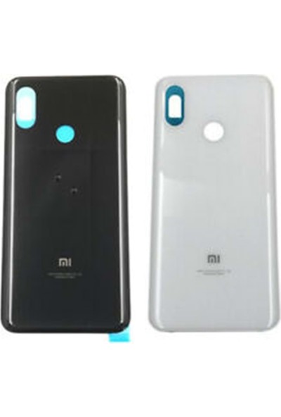 Telefon Kulübesi Xiaomi Mi 8 Arka Kapak Batarya Pil Kapağı Mavi