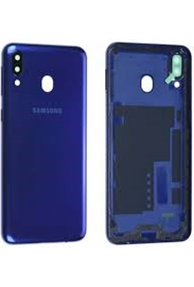 Telefon Kulübesi Samsung M20 S M207F Arka Kapak Batarya Pil Kapağı Gümüş