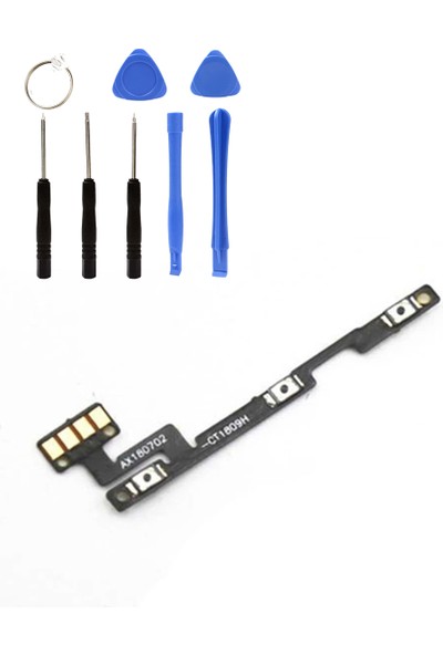 Telefon Kulübesi Xıaomi Mi Max 3 On Off Power Yan Ses Film Flex + Tamir Seti