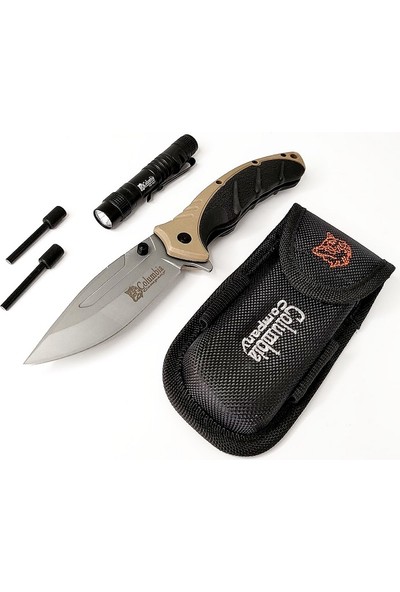 Columbia Marka 21 cm Katanabilr Çakı Seti