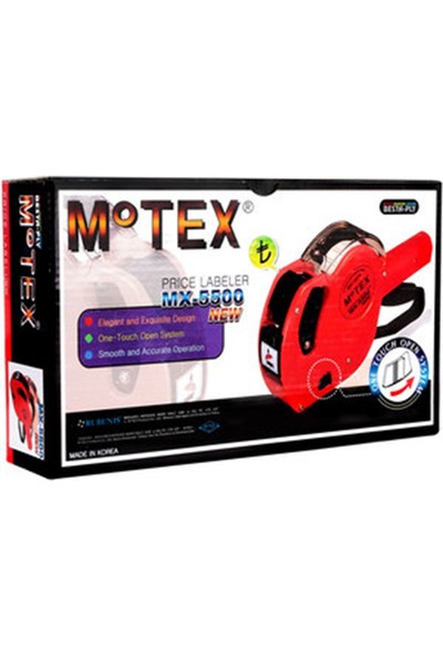Motex Etiket Tutar Makinesi Motex Etiket Tutar Makinesi