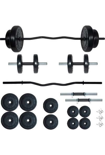 Fitset Spor 68 kg Armstrong Z Barlı Halter Dambıl Seti Fitset Spor 68 kg Armstrong Z Barlı Halter Dambıl Seti