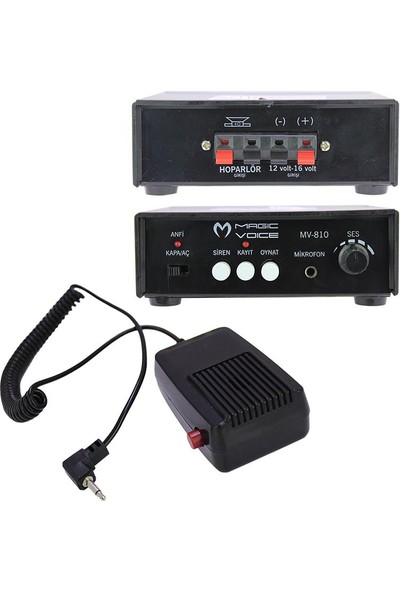 Magicvoice MV-810 Mayk Mikrofonlu Pazarcı Anfi Magicvoice MV-810 Mayk Mikrofonlu Pazarcı Anfi