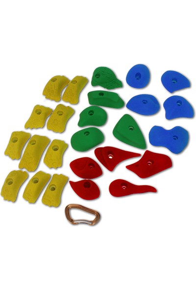 Evolo Tırmanma Duvarı Tutamak Seti 25 Adet 0rta Boy Evolo Tırmanma Duvarı Tutamak Seti 25 Adet 0rta Boy