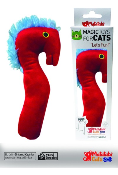 Matatabi Cats Horsi Kedi Oyuncagı Kırmızı 26 cm Matatabi Cats Horsi Kedi Oyuncagı Kırmızı 26 cm