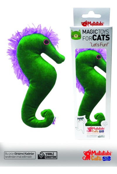 Matatabi Cats Soi Kedi Oyuncagı Yeşil 26 cm Matatabi Cats Soi Kedi Oyuncagı Yeşil 26 cm