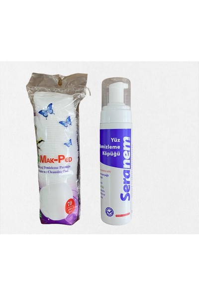 Seranem Yüz Temizleme Köpüğü 200 ml + Makyaj Temizleme Pamuğu Seranem Yüz Temizleme Köpüğü 200 ml + Makyaj Temizleme Pamuğu