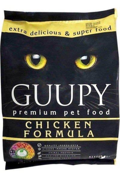 Guupy Cat Kitten Yavru Kedi Maması 1 kg