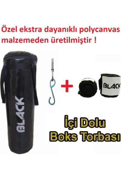 Black Povit Polystar Boks Kum Torbası Siyah +Tavan Askı Aparatlı +Çelik Dübel +Bandaj Hediyeli Black Povit Polystar Boks Kum Torbası Siyah +Tavan Askı Aparatlı +Çelik Dübel +Bandaj Hediyeli