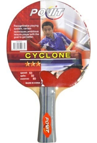 Povit Cyclone 3 Yıldız Masa Tenisi Raketi