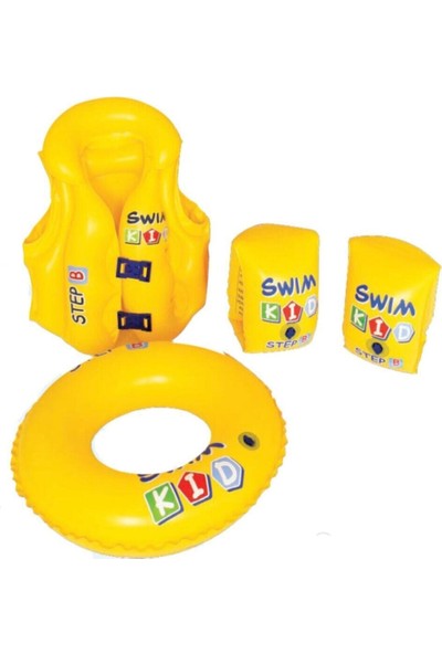 Buffalo Havuz ve Deniz Çocuk Yüzme Öğrenme Seti Deniz Kolluk, Havuz Simit ve Can Yeleği Çocuk Yüzme Seti Buffalo Havuz ve Deniz Çocuk Yüzme Öğrenme Seti Deniz Kolluk, Havuz Simit ve Can Yeleği Çocuk Yüzme Seti
