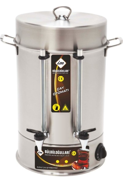 Bülbüloğulları Çelik Basmalı Musluklu Çay OTOMATI-250 Bardak