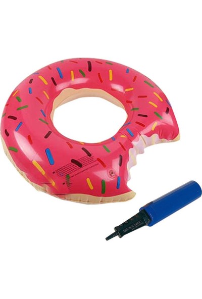 İnteksa Donut Pembe Deniz Yatağı 90 cm Havuz Yatağı Simit İnteksa Donut Pembe Deniz Yatağı 90 cm Havuz Yatağı Simit