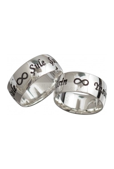 Silvercim Yeni Tarz Gümüş Alyans