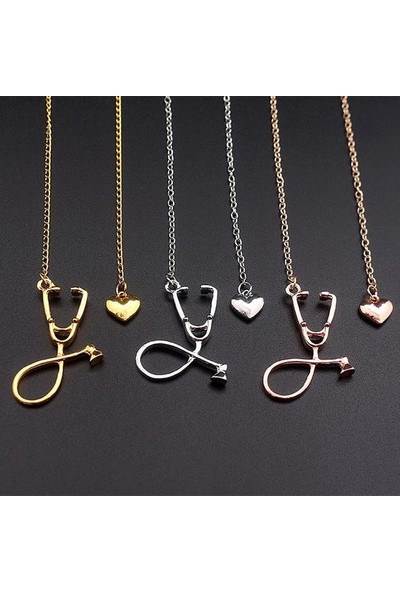 Silvercim 925 Ayar Gümüş Stetes Kop Bayan Kolye-Künye