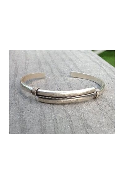 Silvercim Taş Devri Kolleksiyonu Birlikten Kuvvet Doğar 2’li Tasarım Erkek Bileklik