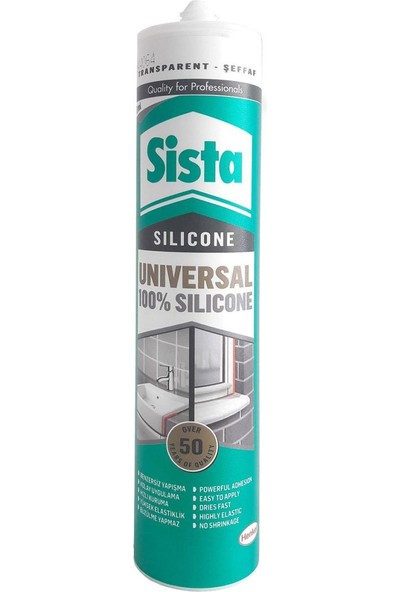 Henkel Sista Üniversal Şeffaf Silikon 280 ml