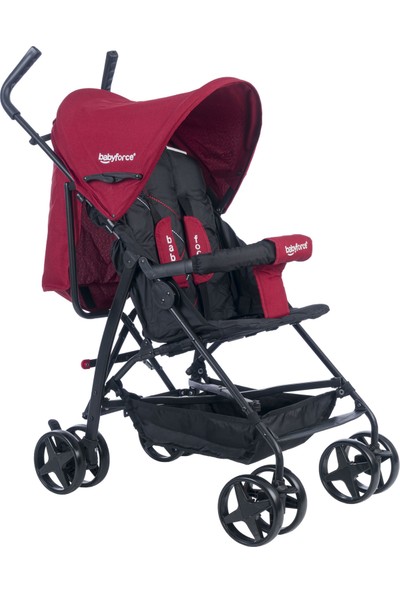 Baby Force BF-300 Joy Baston Bebek Arabası Kırmızı Baby Force BF-300 Joy Baston Bebek Arabası Kırmızı