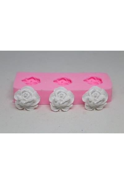 ARICA 3 'lü Gül Silikon Kalıbı (Tek Boyut)