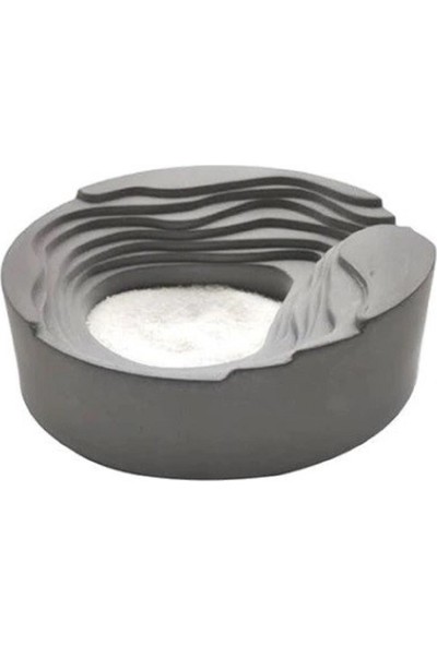 Mor İncir Gri Beton Dalga Tasarım Kül Tablası