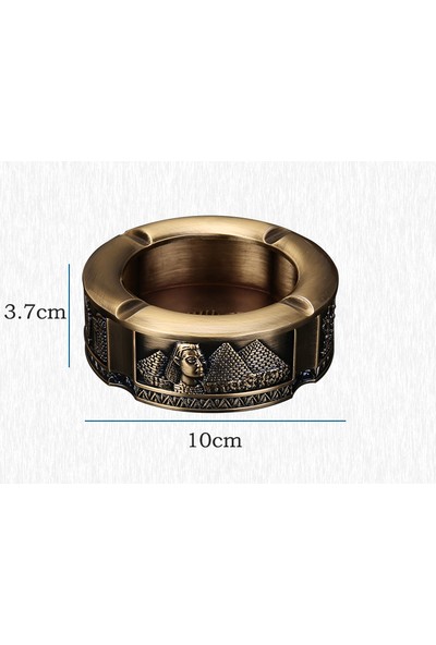 Mor İncir Antik Mısır Bakır Renk Kül Tablası