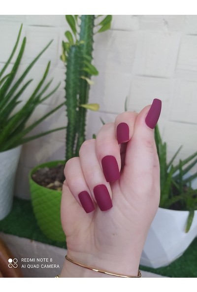 Shushu Takma Tırnak (Bordo)