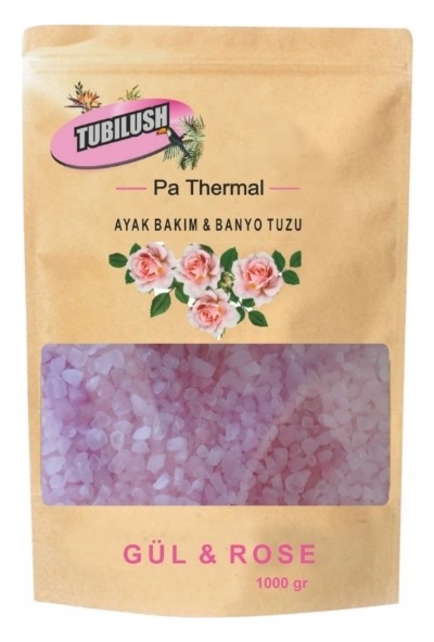 Tubılush Ayak Bakım ve Banyo1 kg Gül Kokulu
