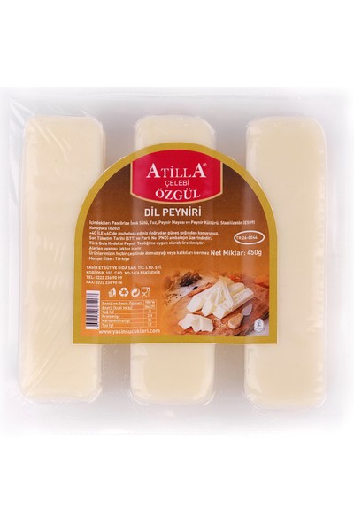 Yasin Gurme Açö Dil Peyniri 450 gr