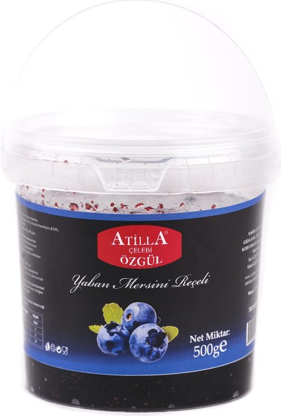 Atilla Çelebi Özgül Yasin Gurme Açö (Lıkıpa) Yaban Mersini Reçeli 500 gr