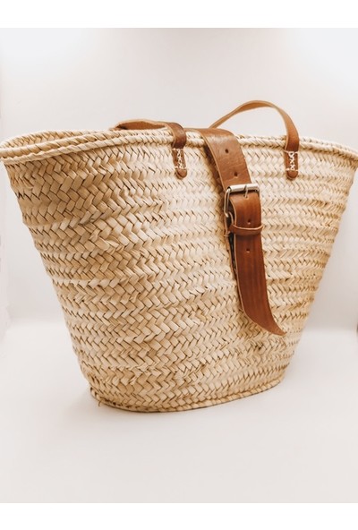 Marakeş Pazarı Fransiz Palmiye Çantası