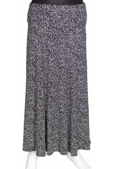 Barem Kadın Arzu Korsajlı Parçalı Desenli Siyah Etek Barem Kadın Arzu Korsajlı Parçalı Desenli Siyah Etek