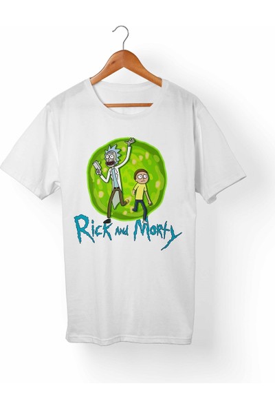 Alfa Rick And Morty Çocuk Beyaz Tişört