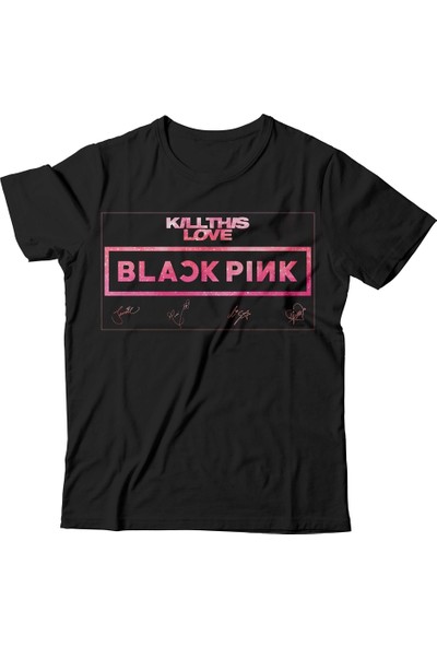 Alfa Blackpink Çocuk Siyah Tişört