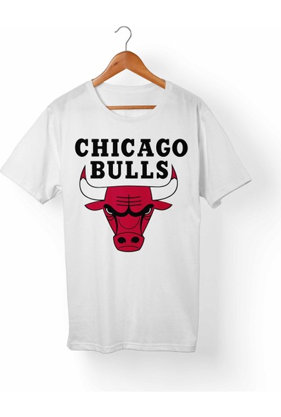 Alfa Chicago Bulls Çocuk Beyaz Tişört