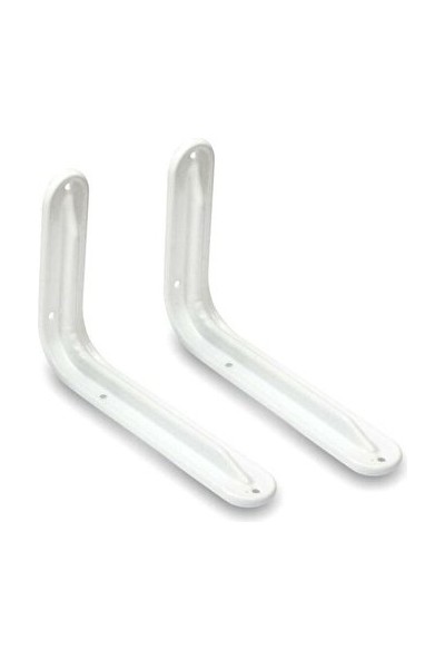 Gross Avm Raf Ayağı - Raf Altı L Ayak Beyaz 10X15CM - 2 Adet Gross Avm Raf Ayağı - Raf Altı L Ayak Beyaz 10X15CM - 2 Adet