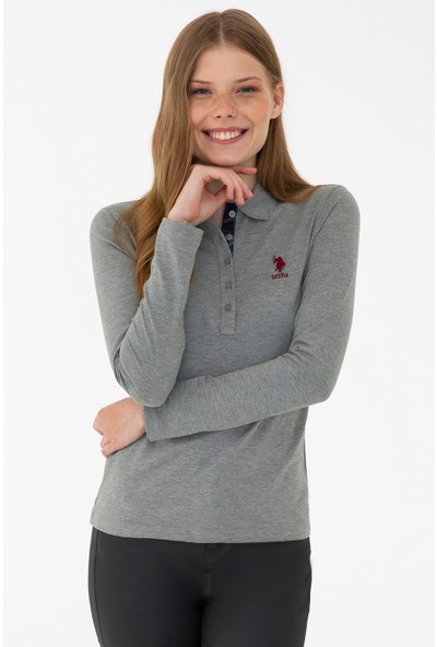 U.S. Polo Assn. Gri Sweatshirt Basic 50205969-VR086 U.S. Polo Assn. Gri Sweatshirt Basic 50205969-VR086