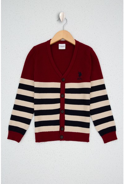 U.S. Polo Assn. Kırmızı Triko Hırka 50223376-VR014