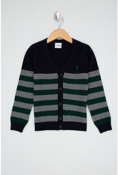 U.S. Polo Assn. Lacivert Triko Hırka 50223376-VR033